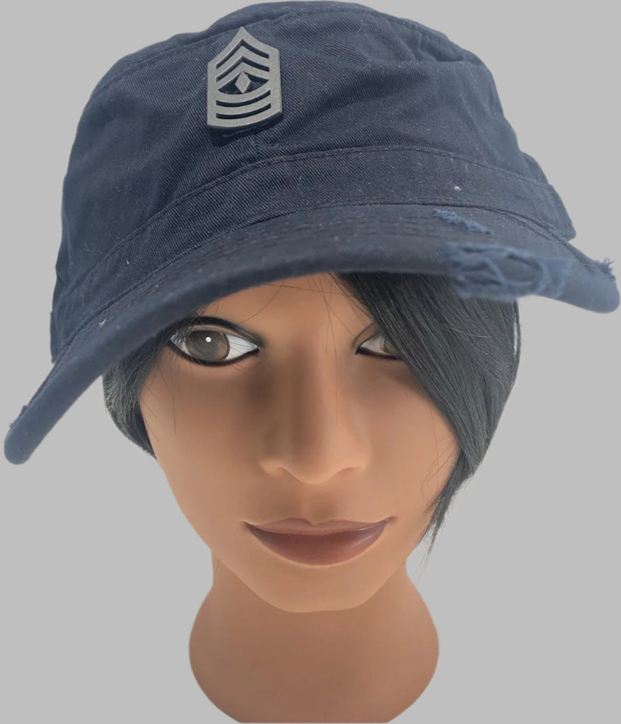NAVY- blue army cap – Lillian E Designs